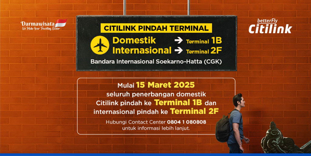 Perpindahan Terminal Citilink di Bandara Soekarno-Hatta 2025