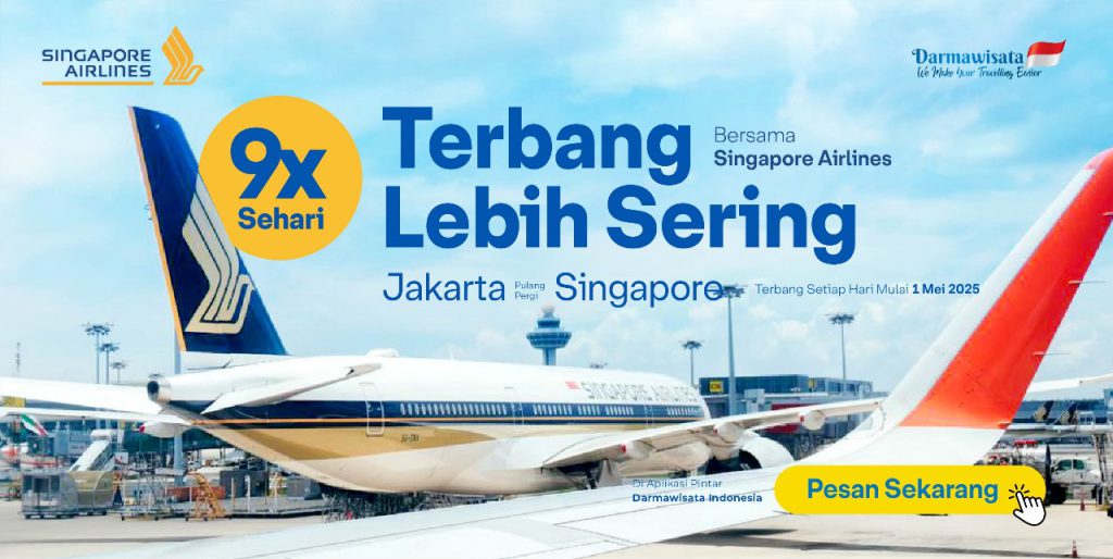 Terbang Lebih Mudah ke Singapura Bersama Singapore Airlines